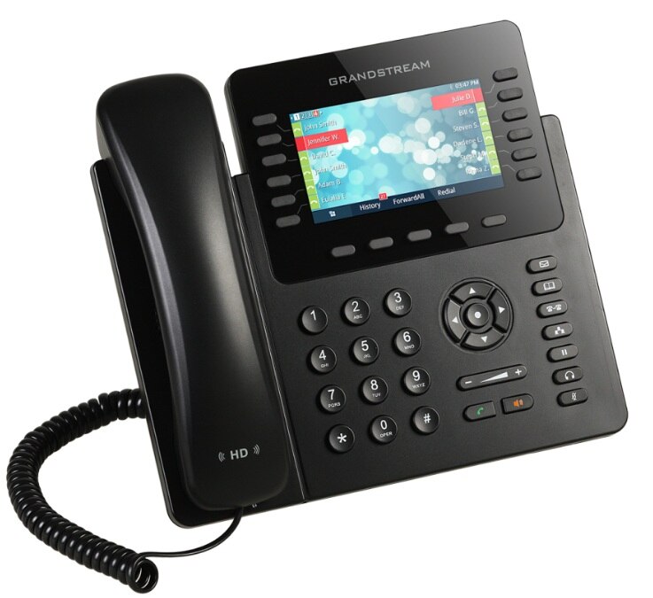 Grandstream Ip Phone, 12 Line, 6 Sip 5 Keys 5-Way Conference
