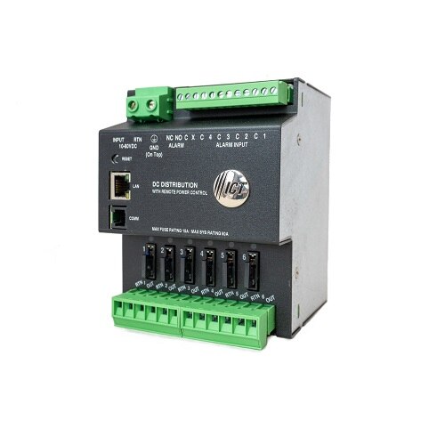 ICT DIN Rail Mount 6 Position GMT-Protected DC Load Distribution Panel ...