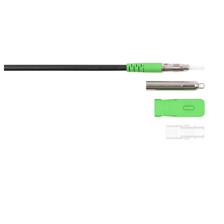 LightSaber Optics Pushable/Pullable SC/APC to SC/APC Simplex SM G.657 ...