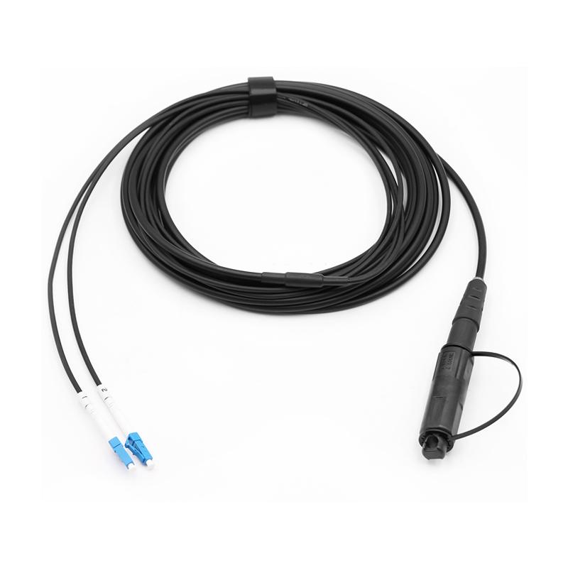 LightSaber Optics 2F SM Optitap/LCX equivalent - LC/UPC break-out cable ...