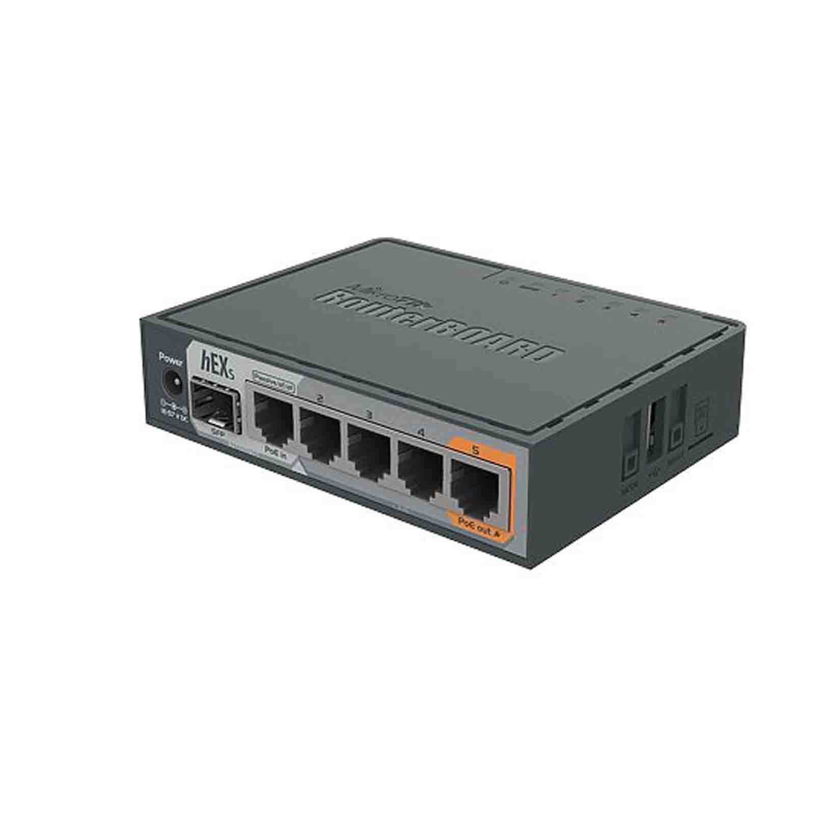 MikroTik hEX S 5X Gigabit Ethernet Ports, DDR3 512MB RAM, Dual-Core ...