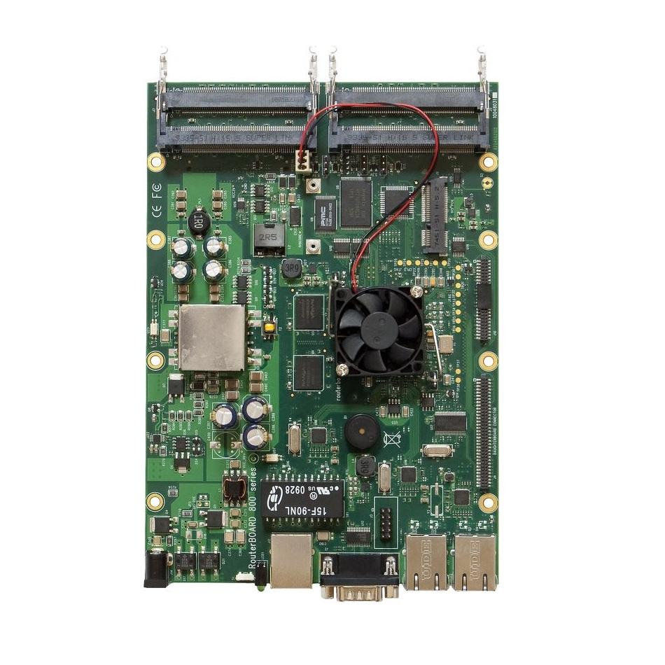 Mikrotik RB800 800MHz CPU, 256MB RAM, 3x Gigabit Ethernet, 4x miniPCI ...