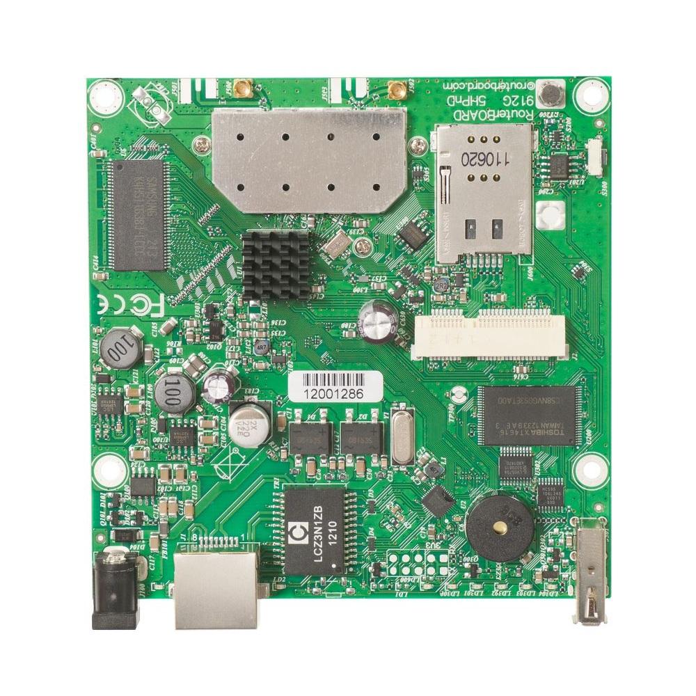 Mikrotik 600MHz CPU, 64MB RAM, 1xGigabit Ethernet, onboard 5Ghz ...