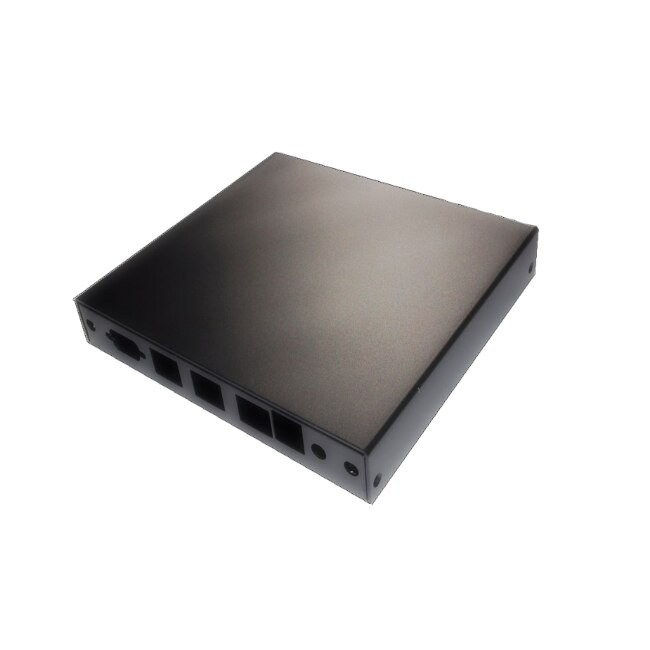 Pc Engines Black Indoor Enclosure For Apu & Alix2D13 - 3 Lan