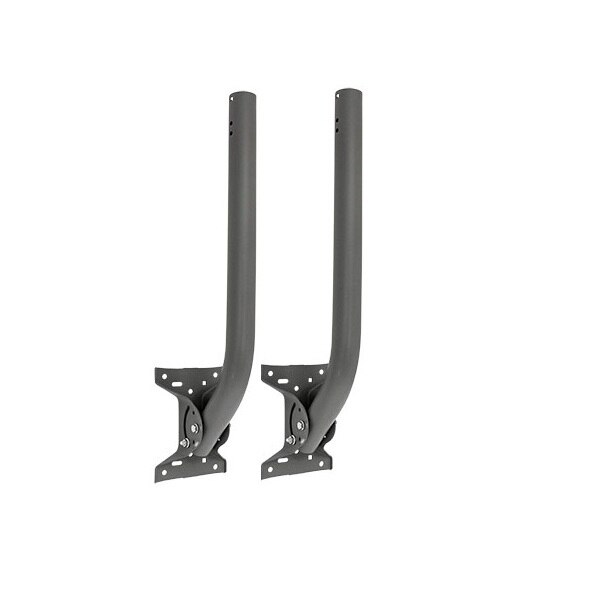 Perfect Vision J Pipe Mount & Foot, 1 5/8 OD, 22 Inches, sold as 2 Per Pack