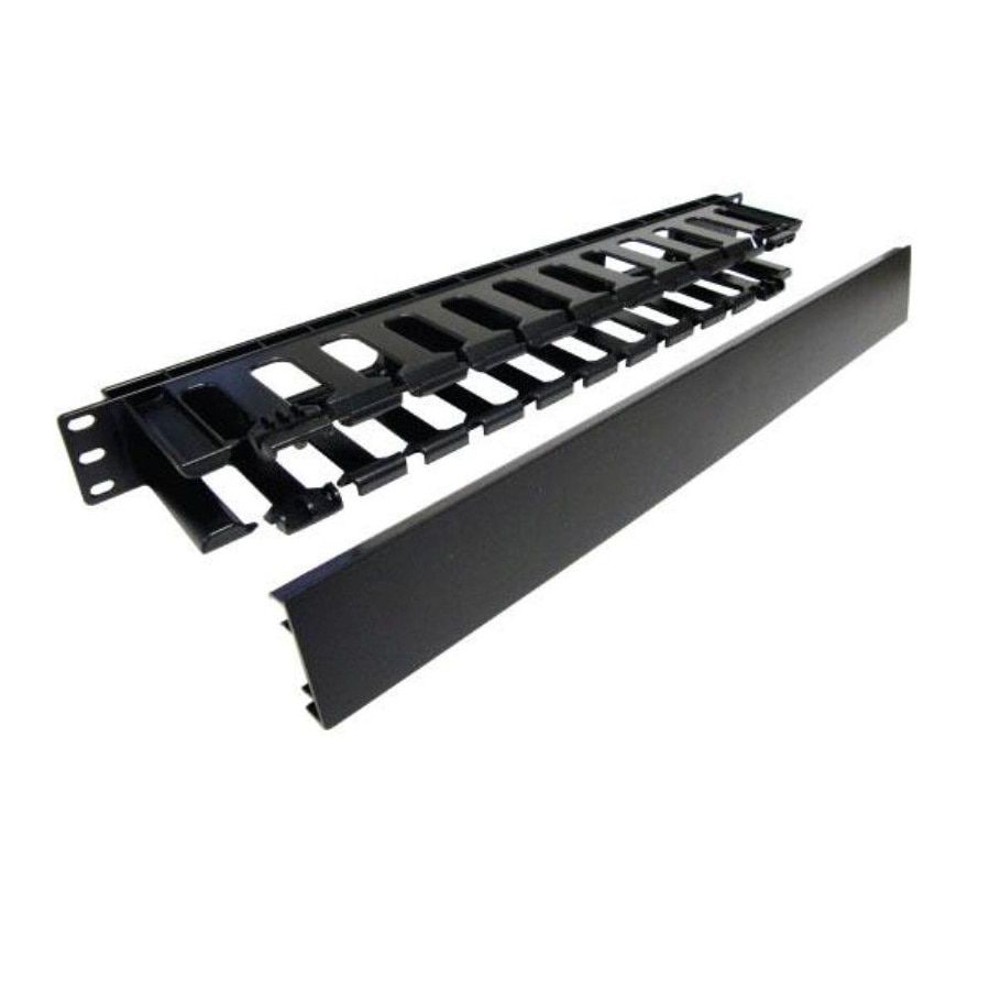 Primus Cable Slotted Finger Duct Cable Management w/ Cover, 1U, Single ...