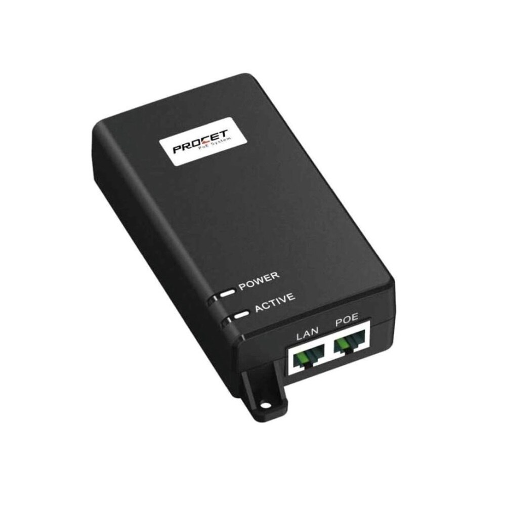 Racom Power supply Active AC/PoE, 100-240VAC/40-60W/1Gb, Procet ...