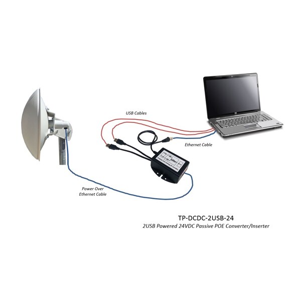 Tycon Power Usb Powered 48V Passive Poe Inserter