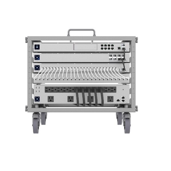 Ubiquiti Toolless Mini Rack 6U 24-Port Blank Keystone Patch Panel