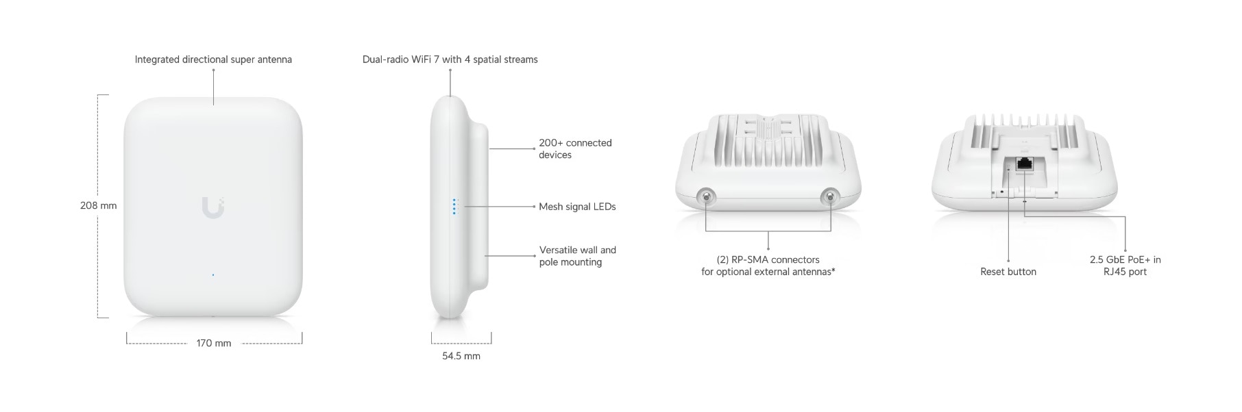 Ubiquiti Unifi U7 Outdoor WiFi 7 AP