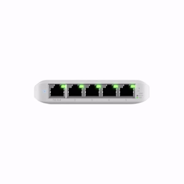 Ubiquiti 5-Port managed Gigabit Ethernet switch powered by 802.3af/at ...